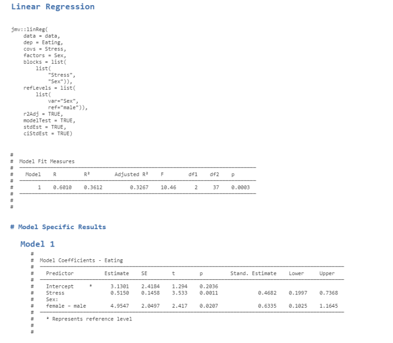 Activity 5 Standard And Hierarchical Multiple Regression In Jamovi Psychological Research