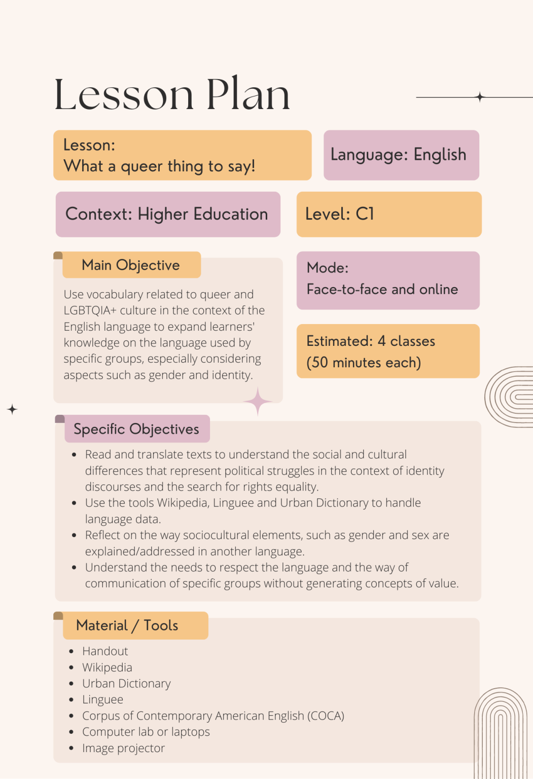 Lesson 8 plan – Using Language Data to Learn About Language: A Teachers ... Lesson 8 plan – Using Language Data to Learn About Language: A Teachers ...